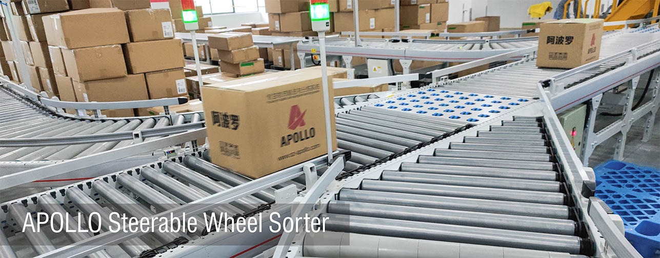 Cost-effective Steerable Wheel Sorter For Cartons Sortation | APOLLO