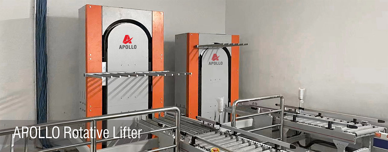 Space Saving Rotative Lifter For Vertical Transfer Between Different ...